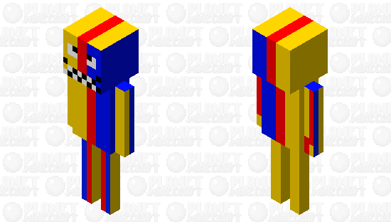 primary color man Minecraft Mob Skin