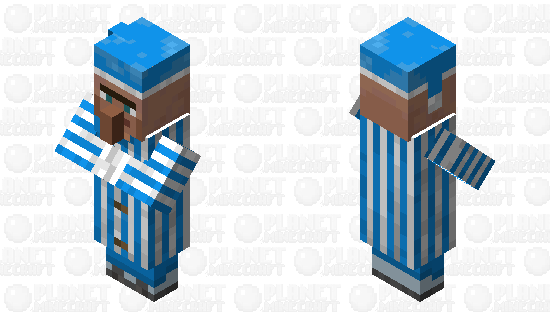Villager sleep way of the nether (update skin) Minecraft Mob Skin
