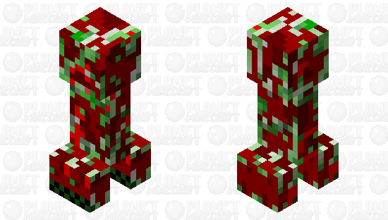 Blood Creeper Minecraft Mob Skin