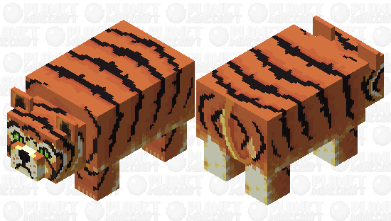 Tiger Minecraft Mob Skin