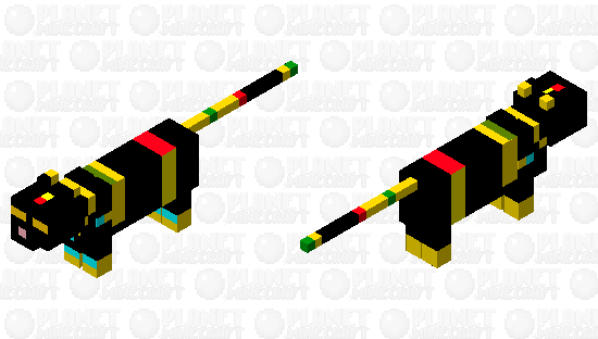 Bastet (bast) the Egyptian cat goddess Minecraft Mob Skin