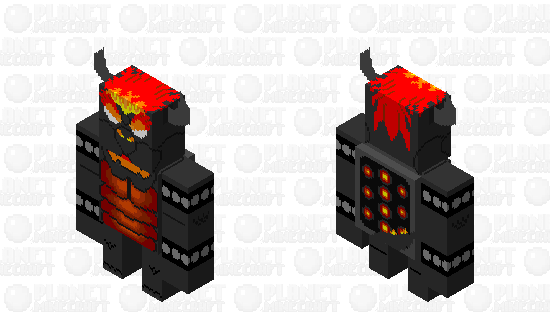 Bowser Fury v2 (super mario) Minecraft Mob Skin