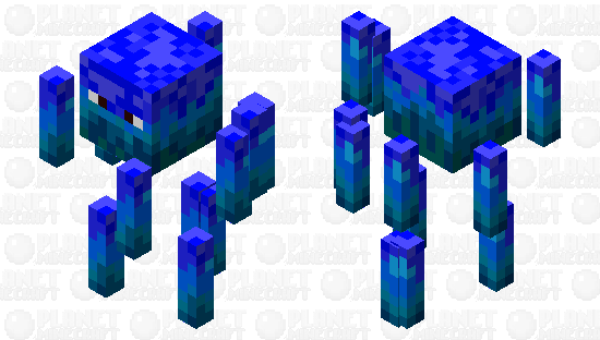 Soul Flame Blaze Minecraft Mob Skin