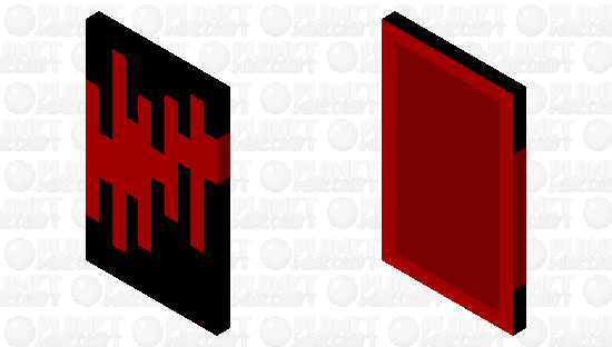 Red Pulse Cape Minecraft Mob Skin