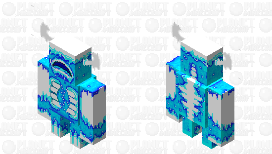 Frosty Warden (HD) Minecraft Mob Skin