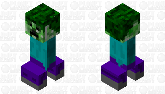 Creeper Steve Minecraft Mob Skin