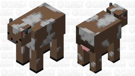 Cow Minecraft Mob Skin