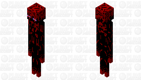 Blood Enderman Minecraft Mob Skin