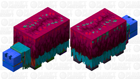 inverted sniffer Minecraft Mob Skin