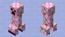 Cherry Blossom Creeper Minecraft Mob Skin