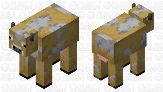 Waffle Cow Minecraft Mob Skin