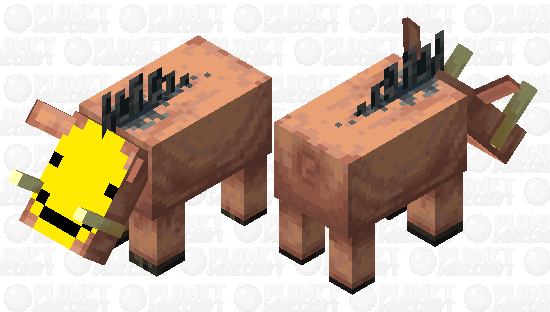 smiling hoglen Minecraft Mob Skin