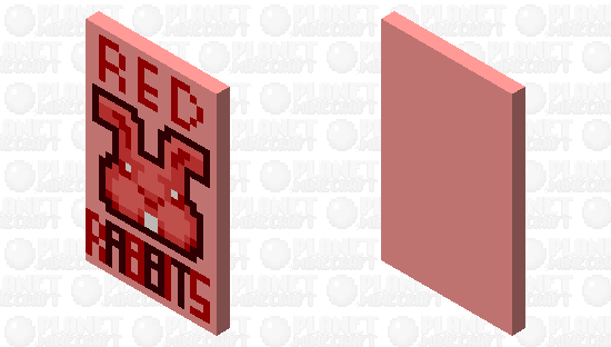 Red Rabbits Cape Minecraft Mob Skin