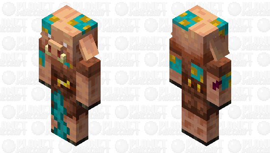 corrupted piglin Minecraft Mob Skin