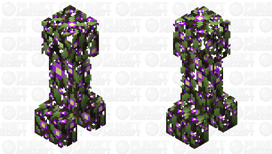 Flower biome creeper Minecraft Mob Skin