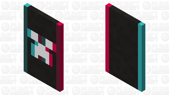 Tik Tok cape official texture [extracted] Minecraft Mob Skin