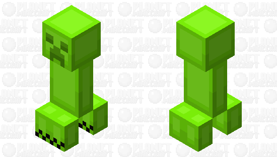 Hive Style Creeper Minecraft Mob Skin