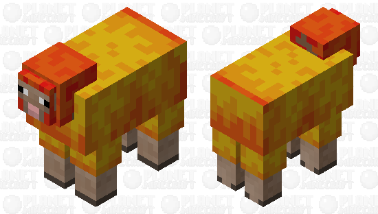 fall/autumn sheep Minecraft Mob Skin