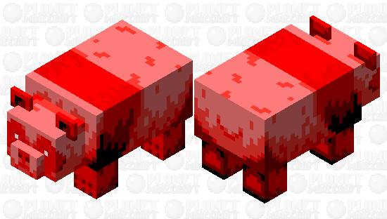 Strawberry🍓 Panda Minecraft Mob Skin