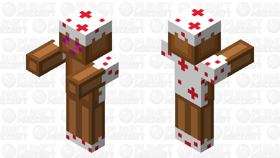 Cake Zombie Minecraft Mob Skin