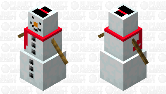 Snowman Minecraft Mob Skin