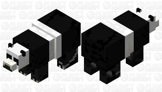panda Minecraft Mob Skin