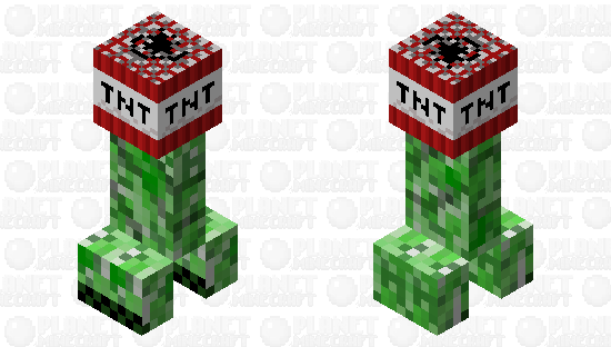 TNT Creeper Minecraft Mob Skin