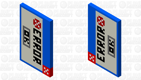 Windows Error cape Minecraft Mob Skin