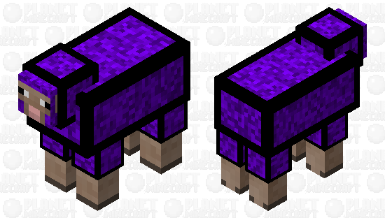 Nether Sheep Portal Minecraft Mob Skin