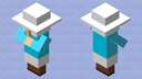 Snow villager ro Minecraft Mob Skin