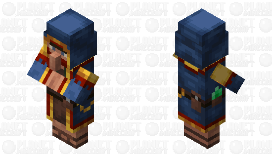 The Wandering Trader (Re-Texture) (Ver.4) Minecraft Mob Skin