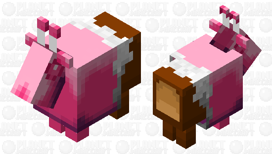 Candy Goat from Candy Texture Pack Minecraft Mob Skin