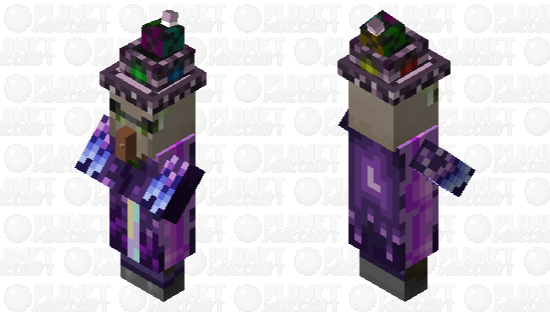 Elemental witch Minecraft Mob Skin