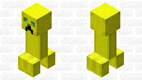 Diamond Eyes Creeper Minecraft Mob Skin