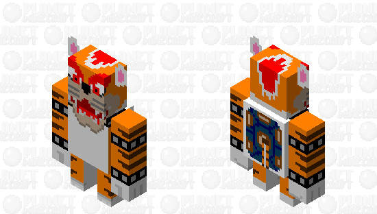 cat bowser v2 (super mario) Minecraft Mob Skin