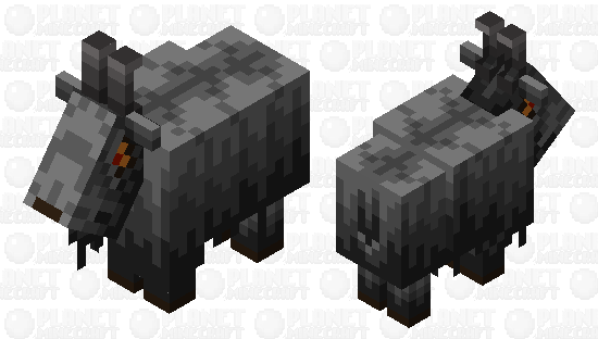 Scary Goat from Halloween Mash-up Minecraft Mob Skin