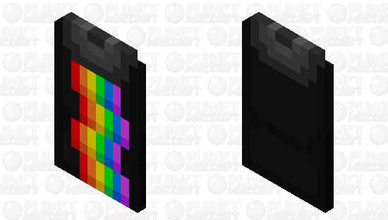 Nyan cat cape revamped (hive styled) Minecraft Mob Skin