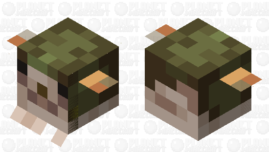 Fugu Puffer (medium) Minecraft Mob Skin