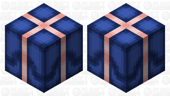 Blue Present Shulker Minecraft Mob Skin