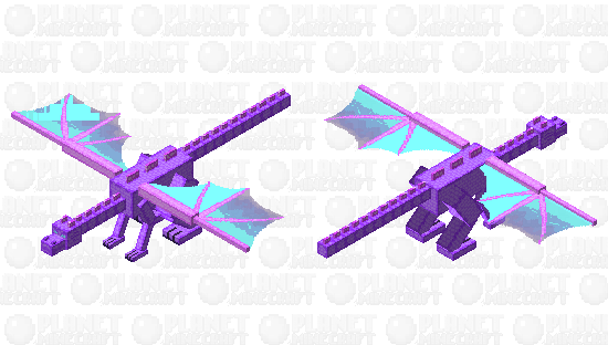 Moon Dragon Minecraft Mob Skin