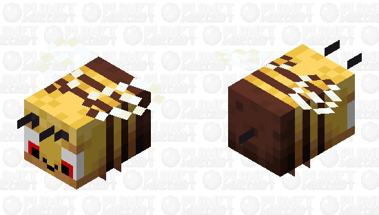 Cartoon Bee Minecraft Mob Skin