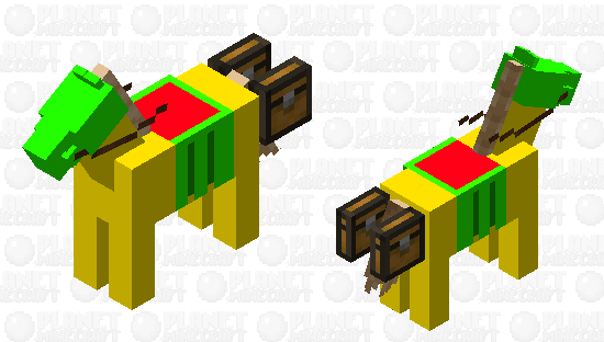 floating head horse Minecraft Mob Skin