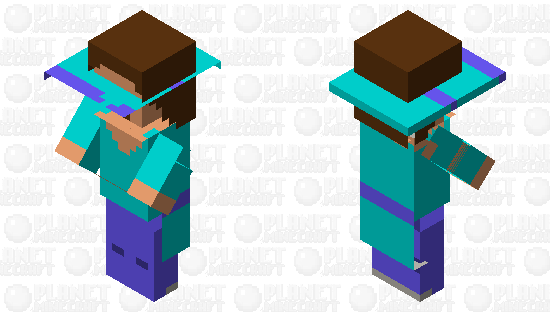 Villager-Shaped Steve (Bare Bones) Minecraft Mob Skin