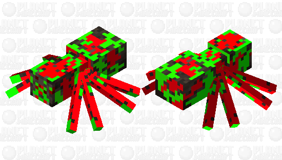 toxic spider Minecraft Mob Skin