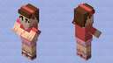Phineas and Ferb - Pinhead Pierre Actress Minecraft Mob Skin