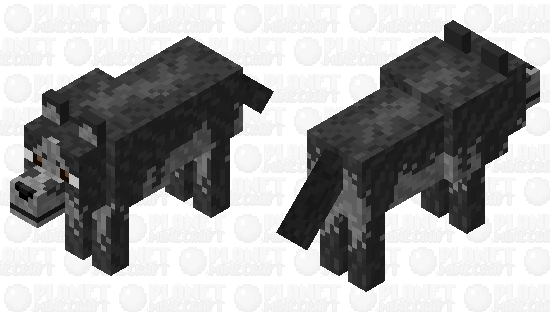 Wolf (dog) Minecraft Mob Skin