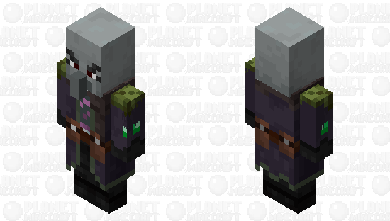 Alchemist (Illusioner Or Pillager Texture) Minecraft Mob Skin