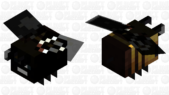 Weird Bee Minecraft Mob Skin