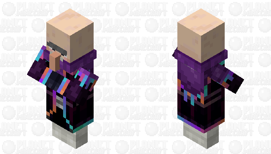 Alchemist Villager - Blue Skies Modpack Minecraft Mob Skin