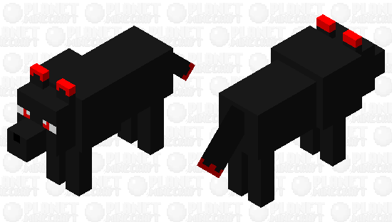 Ultima wolf Minecraft Mob Skin